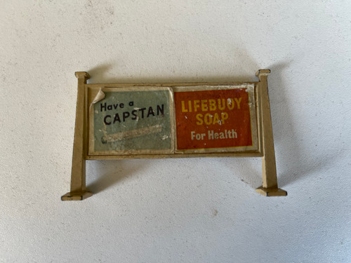 HORNBY MECCANO HOARDING - BIRDS CUSTARD / CAPSTAN & LIFEBUOY ...