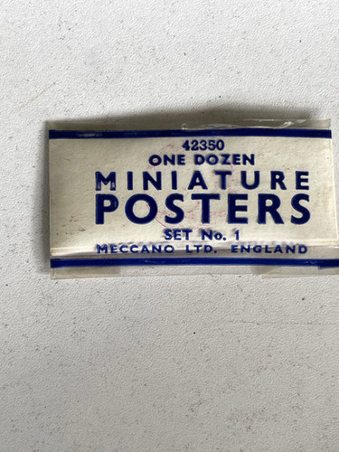 42350 ONE DOZEN MINIATURE POSTERS - SET No 1 | jwmodelrailways