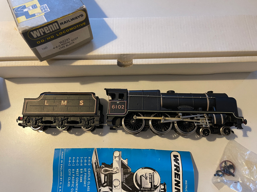 W2261 4-6-0 ROYAL SCOT BLACK WATCH LMS BLACK LOCO & TENDER ...