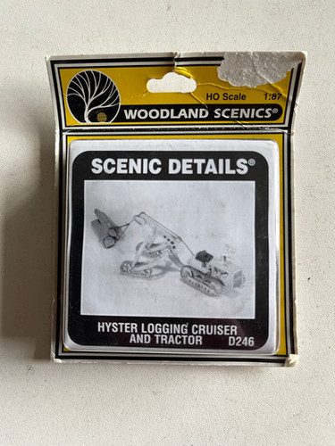 WOODLAND SCENICS D246 HYSTER LOGGING CRUISER & TRACTOR | jwmodelrailways