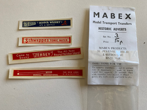 MABEX MODEL TRANSPORT SIGNS - HISTORIC ADVERTS | jwmodelrailways