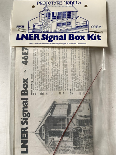 PROTOTYPE MODELS - 46E7 LNER SIGNAL BOX | jwmodelrailways