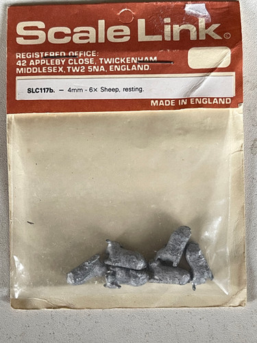 SCALE LINK - SLC117b 6 SHEEP RESTING | jwmodelrailways