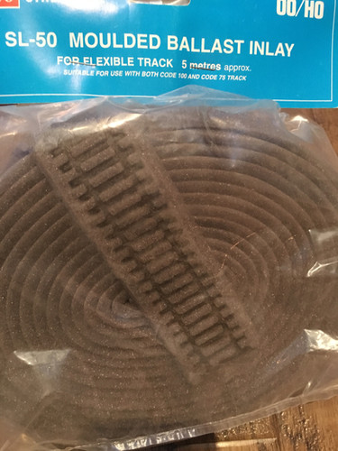 SL-50 MOULDED BALLAST INLAY FOR FLEXIBLE TRACK | jwmodelrailways