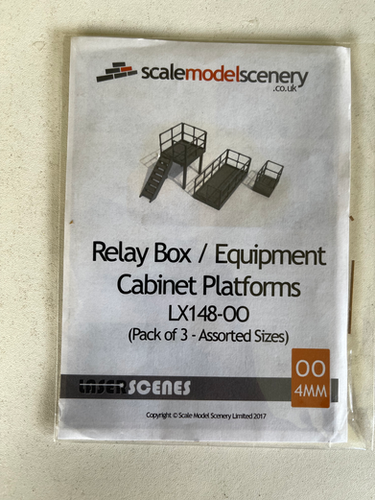 SCALEMODELSCENERY - LX148-00 RELAY BOX / EQUIPMENT CABINET PLATFORMS ...