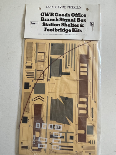 PROTOTYPE MODELS - BW15 GWR GOODS OFFICE, SIGNAL BOX, SHELTER & BRIDGE ...