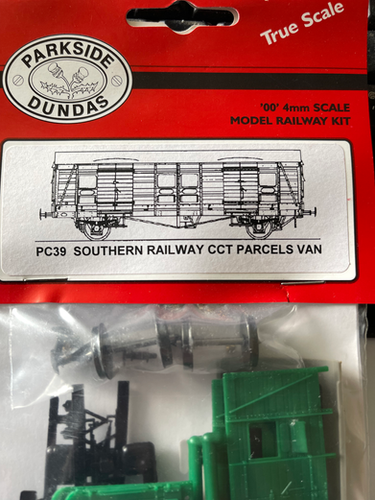 PARKSIDE DUNDAS PC39 SOUTHERN RAILWAY CCT PARCELS VAN | jwmodelrailways