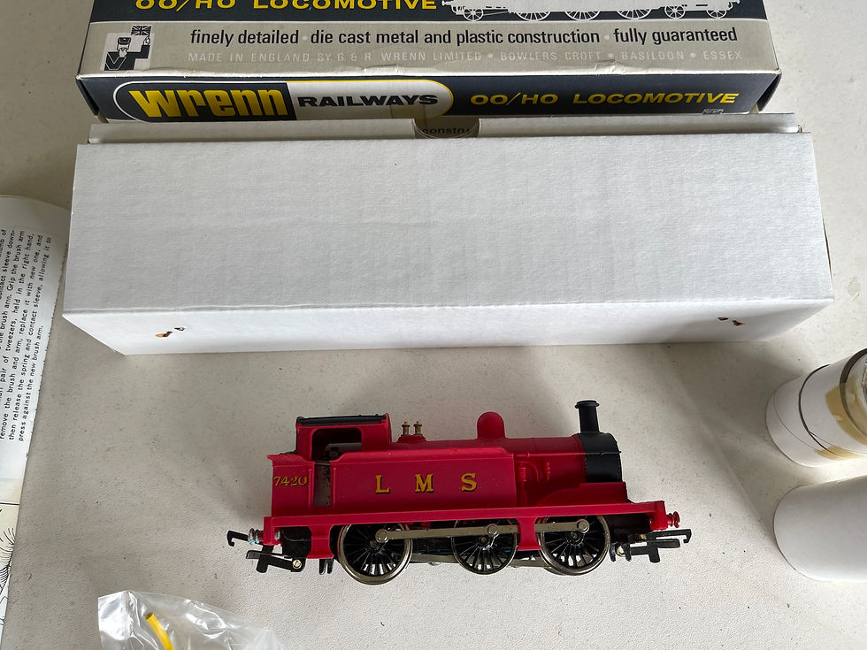 W2204 0-6-0T LMS 7420 RED R1 TANK LOCO - BOXED | jwmodelrailways