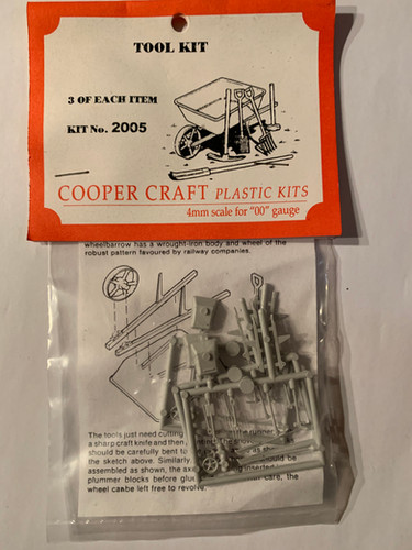 COOPER CRAFT 2005 TOOL KIT (3 OF EACH ITEM) | jwmodelrailways