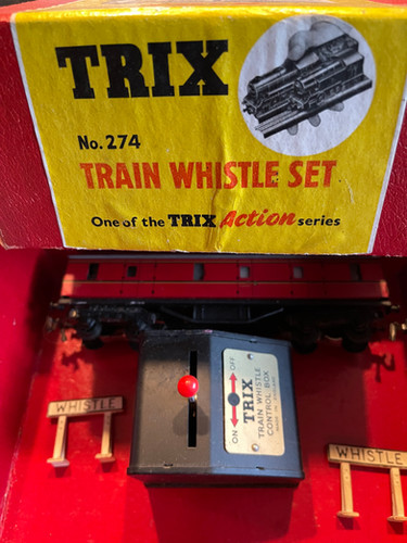 TTR TRIX 274 TRAIN WHISTLE SET - BOXED | jwmodelrailways