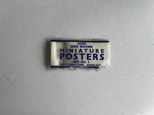 42350 ONE DOZEN MINIATURE POSTERS - SET No 1 | jwmodelrailways