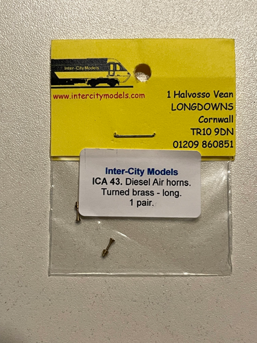 INTER-CITY MODELS - ICA 43 DIESEL AIR HORNS (LONG) | jwmodelrailways