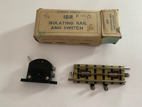 32230 ISOLATING RAIL & SWITCH BOXED 5/1949 | jwmodelrailways