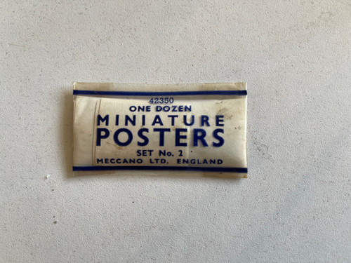42350 ONE DOZEN MINIATURE POSTERS - SET No 2 | jwmodelrailways