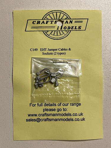 CRAFTSMAN MODELS - C149 EHT JUMPER CABLES & SOCKETS | jwmodelrailways