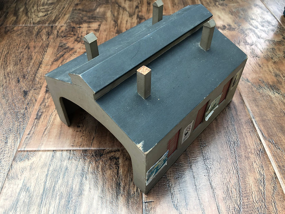 PRE WAR WOODEN ENGINE SHED | jwmodelrailways