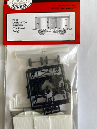 PARKSIDE DUNDAS PC56 LNER 10 TON FISH VAN | jwmodelrailways