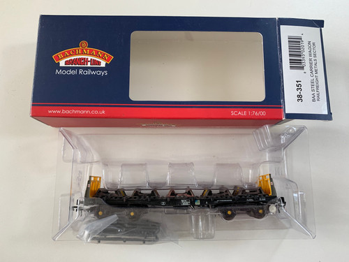 38-351 BAA STEEL CARRIER WAGON RAILFREIGHT METALS SECTOR | jwmodelrailways