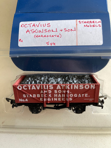 5 PLANK WAGON OCTAVIUS ATKINSON - HARROGATE | jwmodelrailways