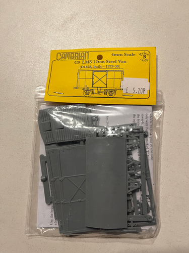 CAMBRIAN - C9 LMS 12 TON STEEL VAN | jwmodelrailways