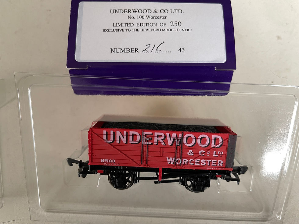 7 PLANK WAGON - UNDERWOOD & CO - WORCESTER | jwmodelrailways