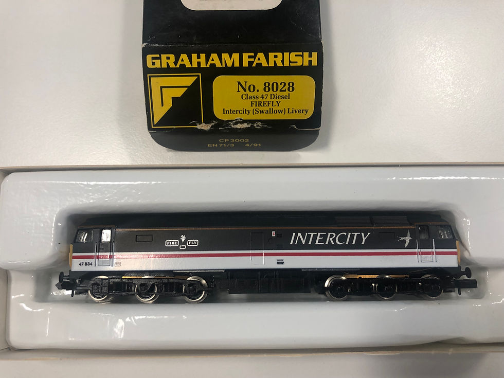 8028 CLASS 47 DIESEL FIREFLY INERCITY LOCOMOTIVE 47834 | jwmodelrailways