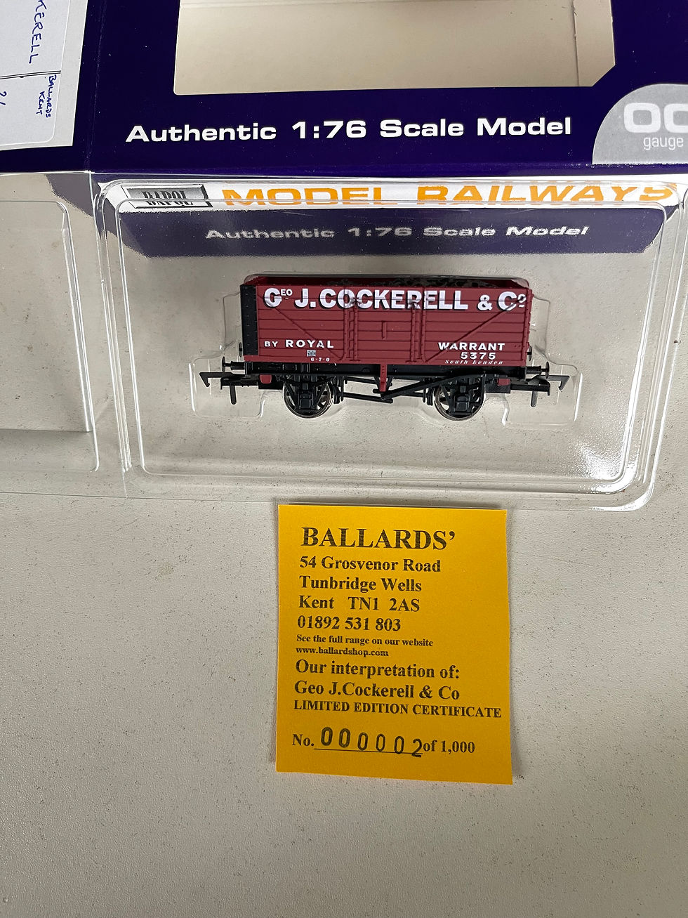 7 PLANK WAGON GEO J COCKERELL & CO | jwmodelrailways