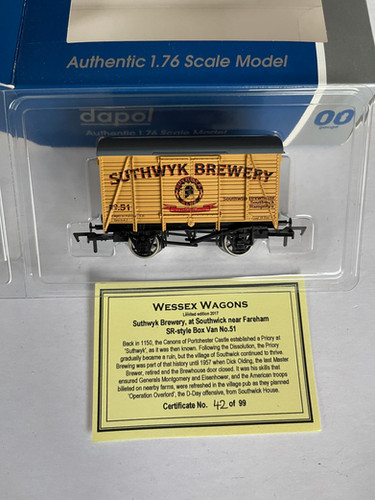 SUTHWYK BREWERY BOX VAN - SOUTHWICK, FAREHAM - LIMITED EDITION ...