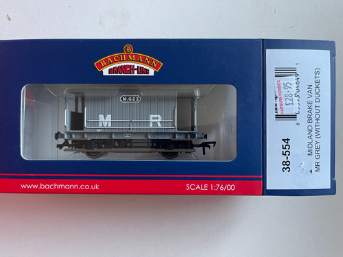 38-554 MIDLAND BRAKE VAN MR GREY (WITHOUT DUCKETS) | jwmodelrailways