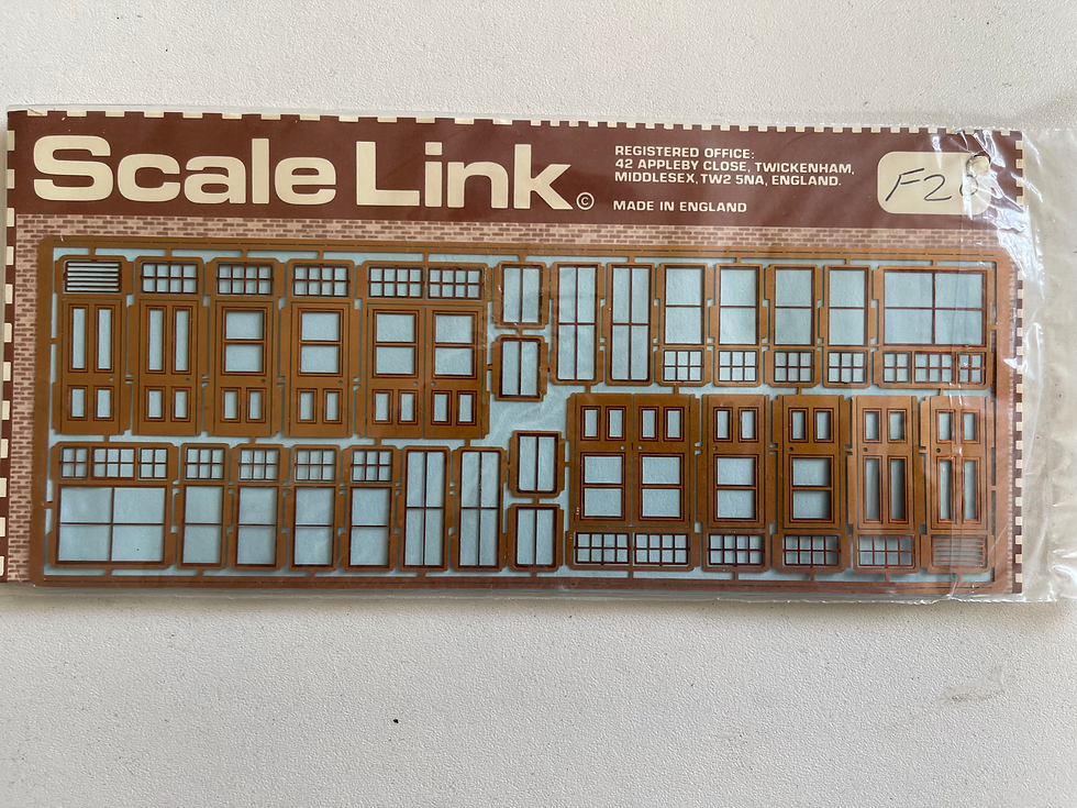 SCALE LINK - F20 4mm - GCR STATION DOORS / WINDOWS | jwmodelrailways