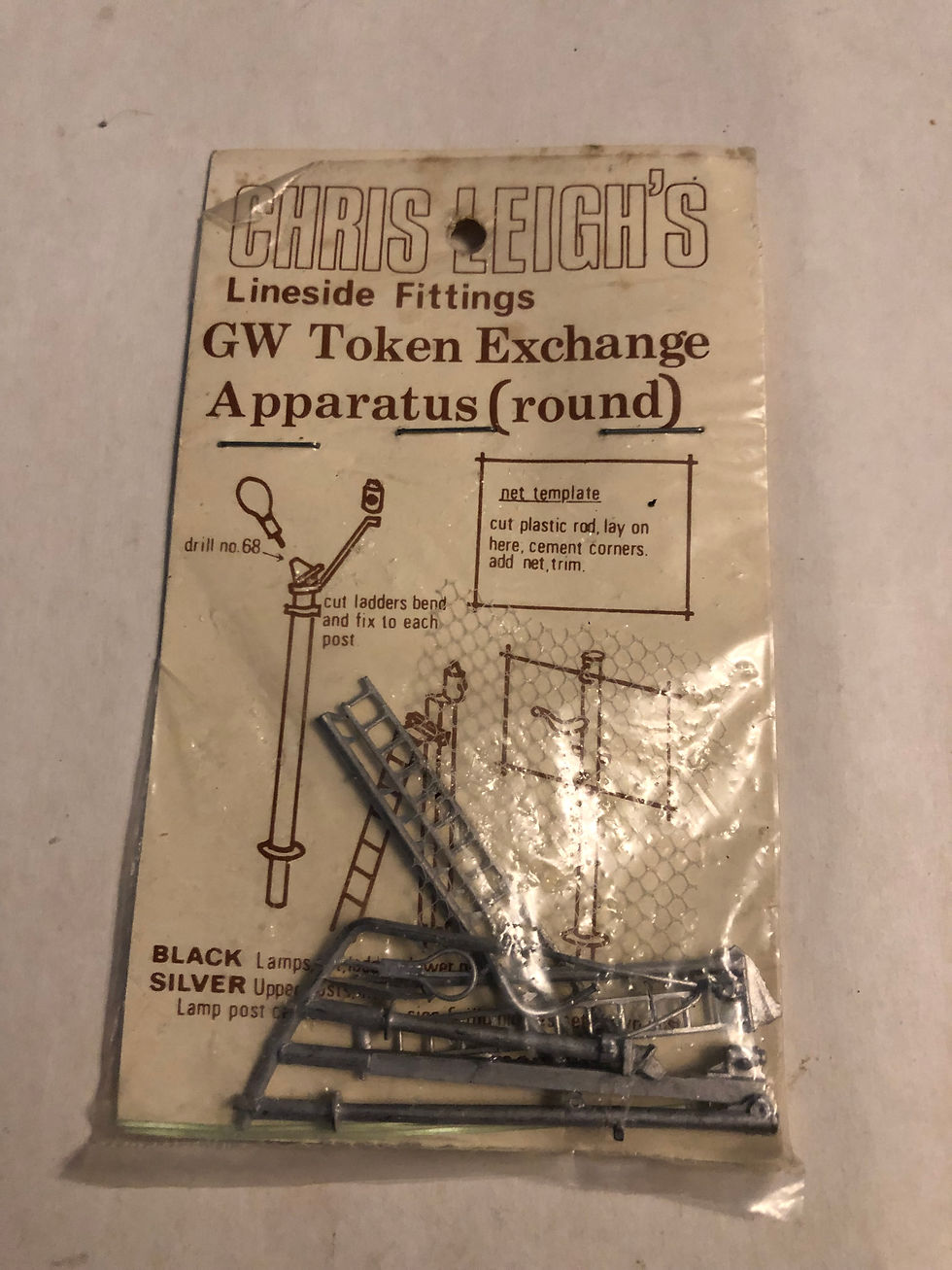 CHRIS LEIGH GWR TOKEN EXCHANGE APPARATUS (ROUND) | jwmodelrailways