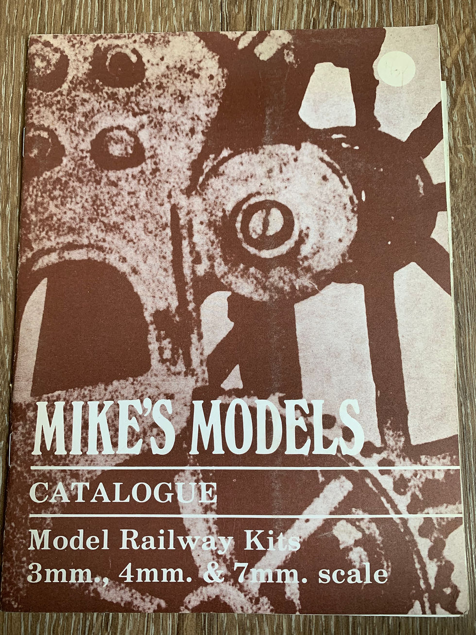 MIKE'S MODELS 1975 CATALOGUE | jwmodelrailways