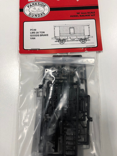 PARKSIDE DUNDAS PC49 LMS 20 TON GOODS BRAKE VAN | jwmodelrailways