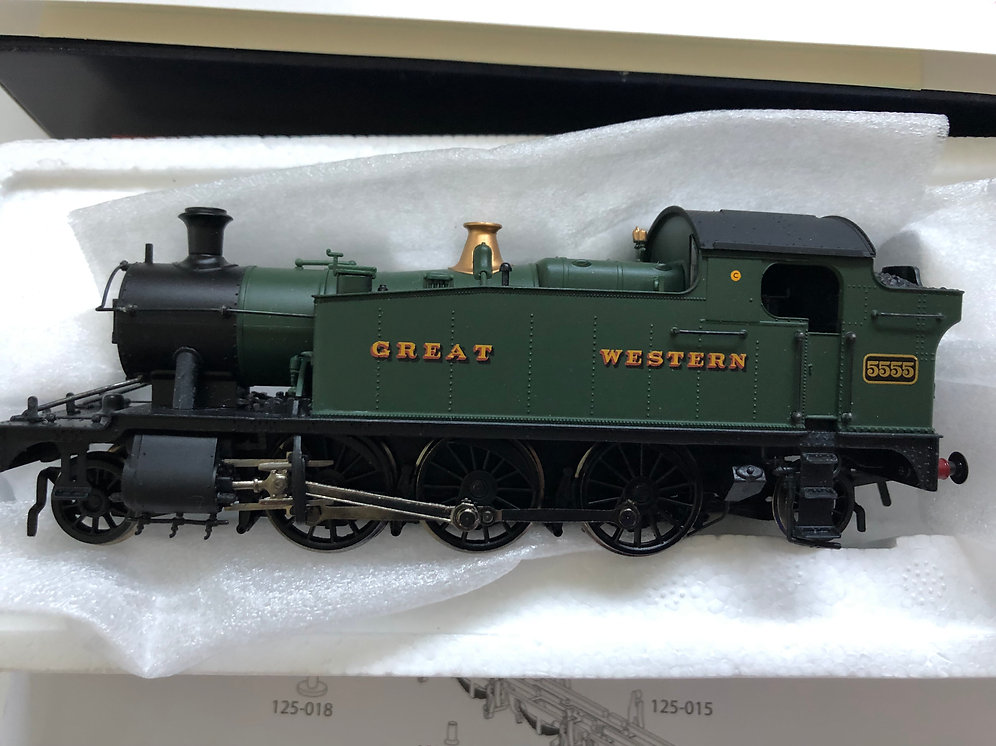 32-136 4575 TANK 5555 GREAT WESTERN GREEN LOCOMOTIVE | jwmodelrailways
