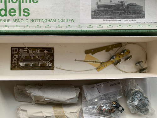 MILLHOLME MODELS - MIDLAND RAILWAY 483 LOCOMOTIVE & TENDER WHITE METAL ...