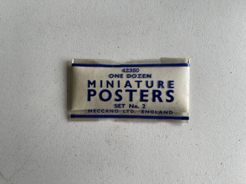 42350 ONE DOZEN MINIATURE POSTERS - SET No 2 | jwmodelrailways