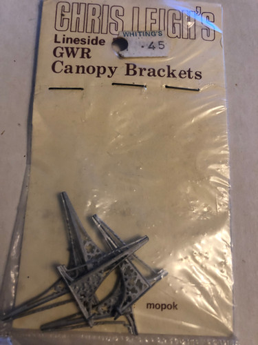 CHRIS LEIGH GWR CANOPY BRACKETS | jwmodelrailways