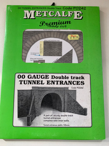 METCALFE - PO242 DOUBLE TRACK TUNNEL ENTRANCES | jwmodelrailways