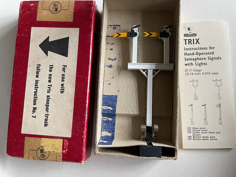 TTR TRIX 724 LIGHTED SIGNAL JUNCTION - DISTANT | jwmodelrailways