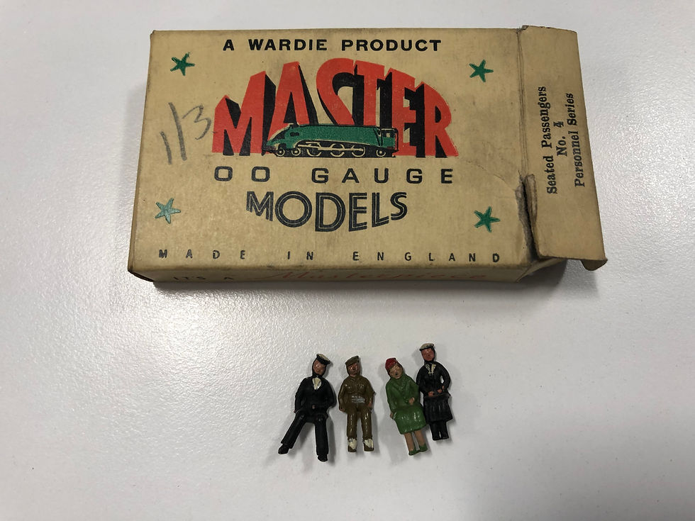 WARDIE MASTER MODELS - No. 4 SEATED PASSENGERS | jwmodelrailways