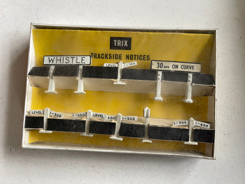 TRIX 178 TRACKSIDE NOTICES | jwmodelrailways