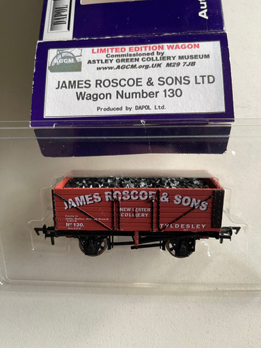 7 PLANK WAGON JAMES ROSCOE & SONS No 130 - TYLDESLEY | jwmodelrailways