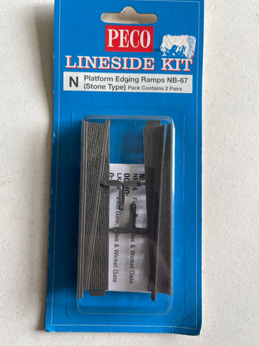 NB-67 PLATFORM EDGING RAMPS (STONE TYPE) | jwmodelrailways