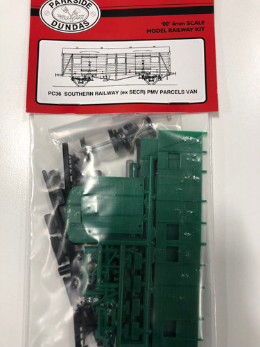PARKSIDE DUNDAS PC36 SOUTHERN RAILWAY (EX SECR) PMV PARCELS VAN ...