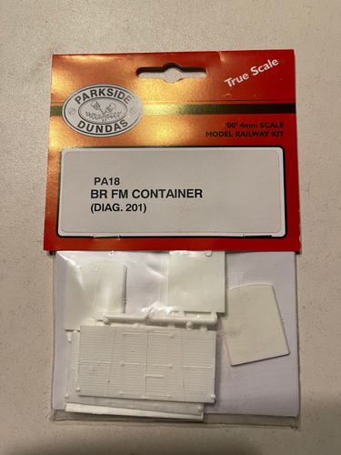PARKSIDE DUNDAS PA18 BR FM CONTAINER | jwmodelrailways