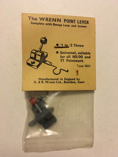 THE WRENN POINT LEVER | jwmodelrailways