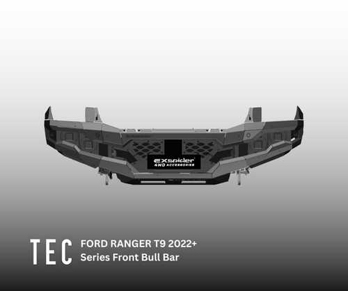 TEC SERIES FRONT BULL BAR - FORD RANGER T9 (2022+) | Exspider 4x4