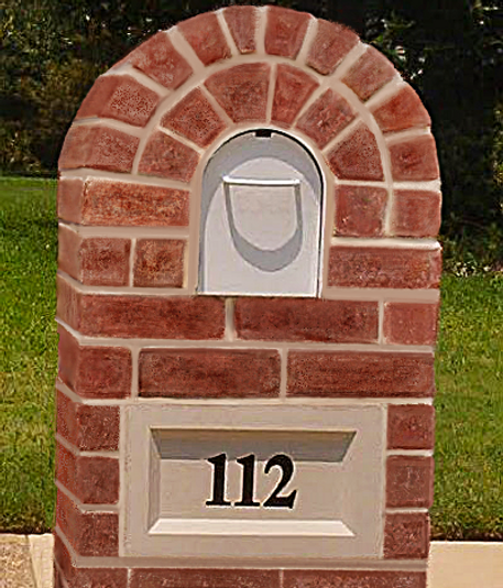 Column Mailbox Construction in NE Texas