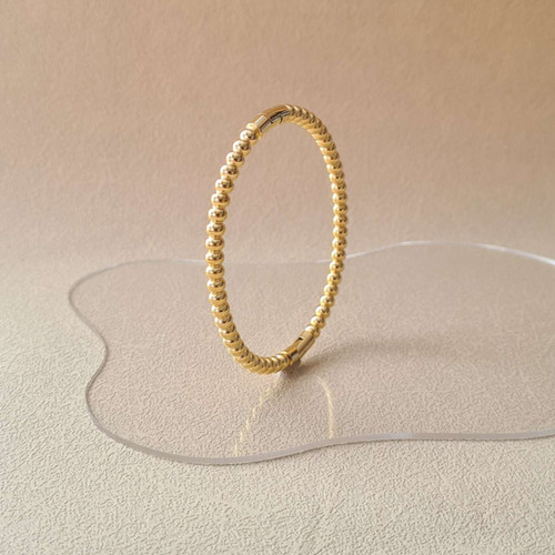 Gold Bubble Bangle | Up to the Neck