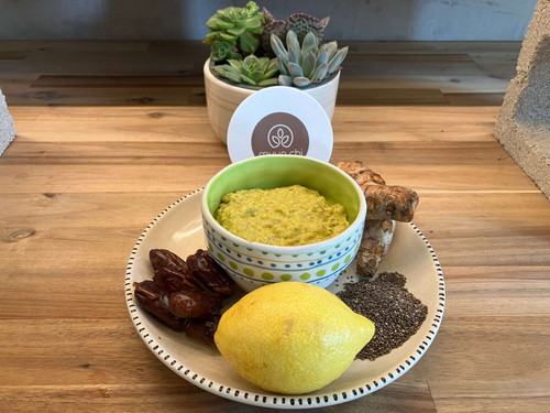 Lemon Turmeric Chia Pudding | muunchi